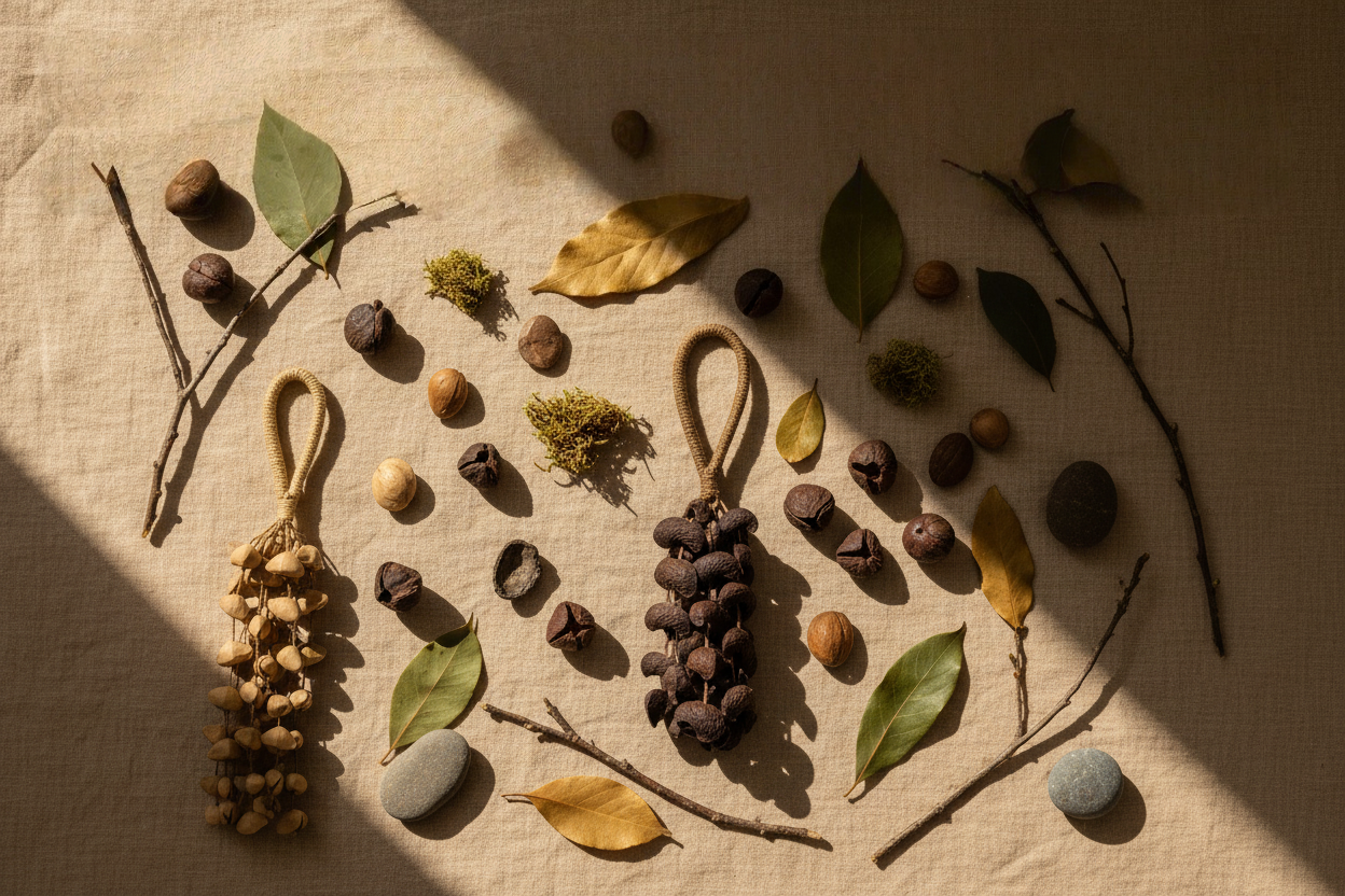 Yunicrafts - Handmade Seed Pod Wind Chimes & Botanical Decor